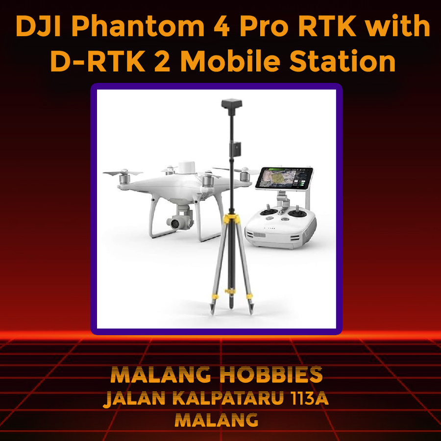 DJI Phantom 4 Pro RTK with D-RTK 2 Mobile Station Combo